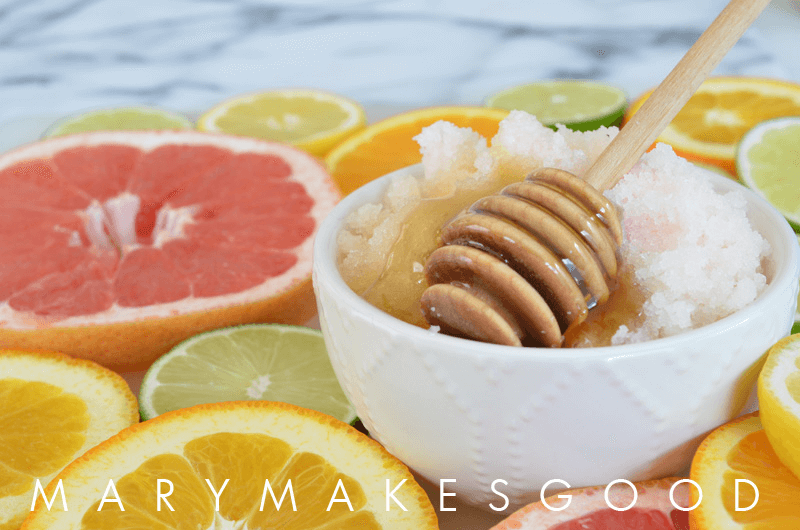 Honey & Citrus Salt Scrub » Mary Makes Good