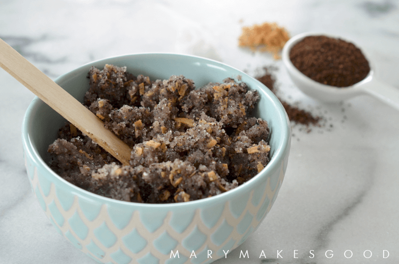 Toasted Coconut Coffee Scrub » Mary Makes Good