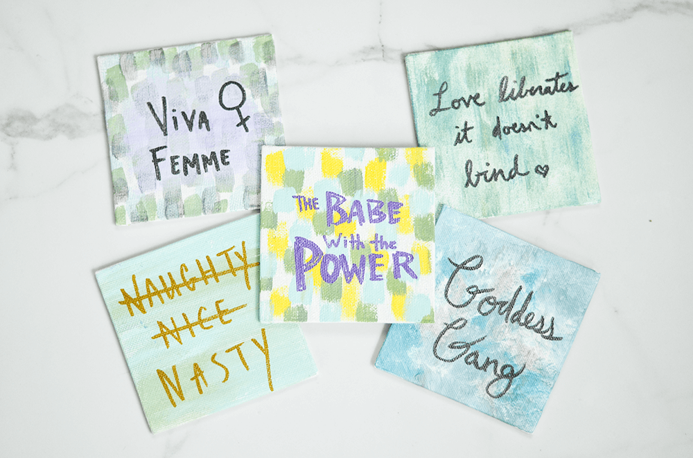 Make Your Own Feminist Art Canvases » Mary Makes Good