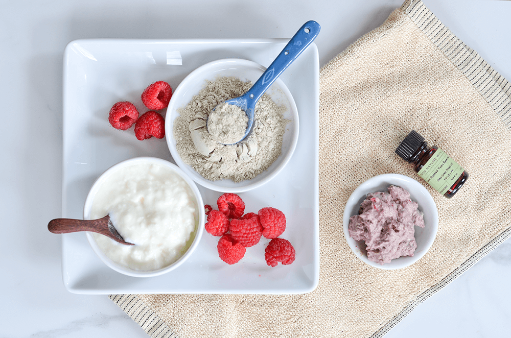 Make Your Own Exfoliating Raspberry Yuzu Facial Mask